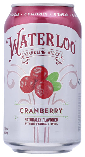 Waterloo Sparkling Water Water Sparkling Cranberry – Blossom Goods