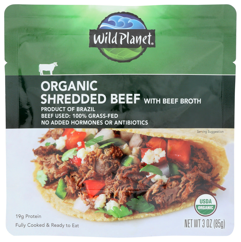 Wild Planet Beef Shredded Org – Blossom Goods