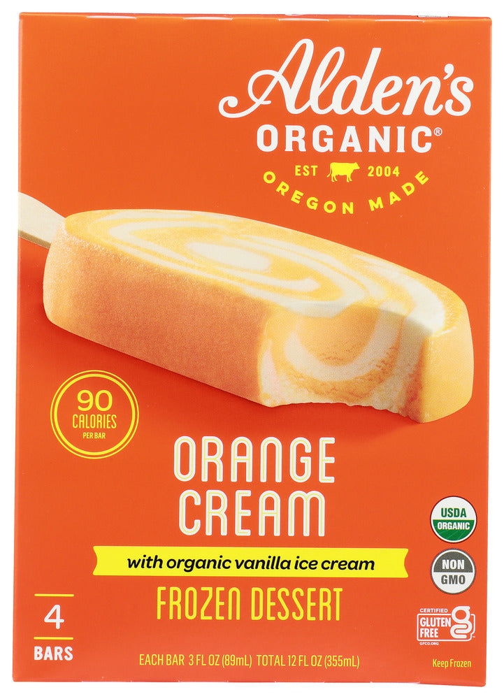Aldens Organic Ice Crm Bar Orange Crm – Blossom Goods