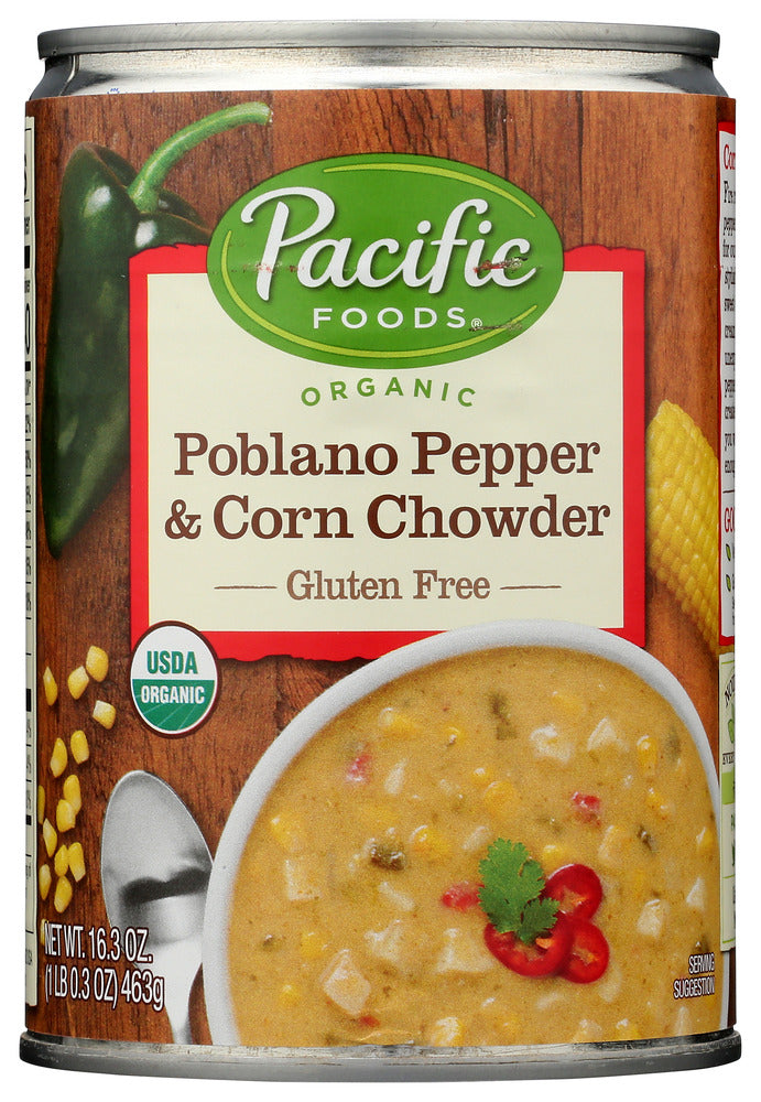 Pacific Foods Soup Poblano Corn Chowder – Blossom Goods