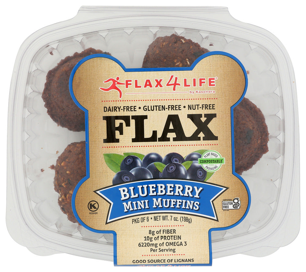 Flax4life Muffins Blueberry Mini – Blossom Goods