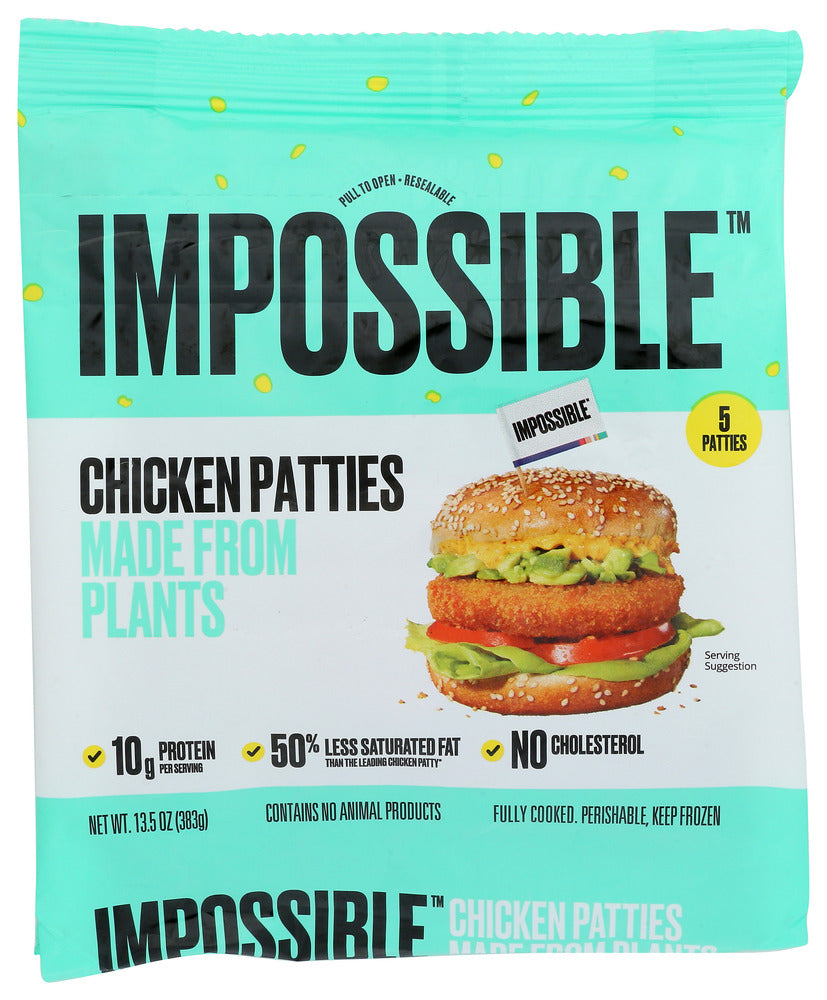 Impossible Foods Chicken Patties Imposible – Blossom Goods