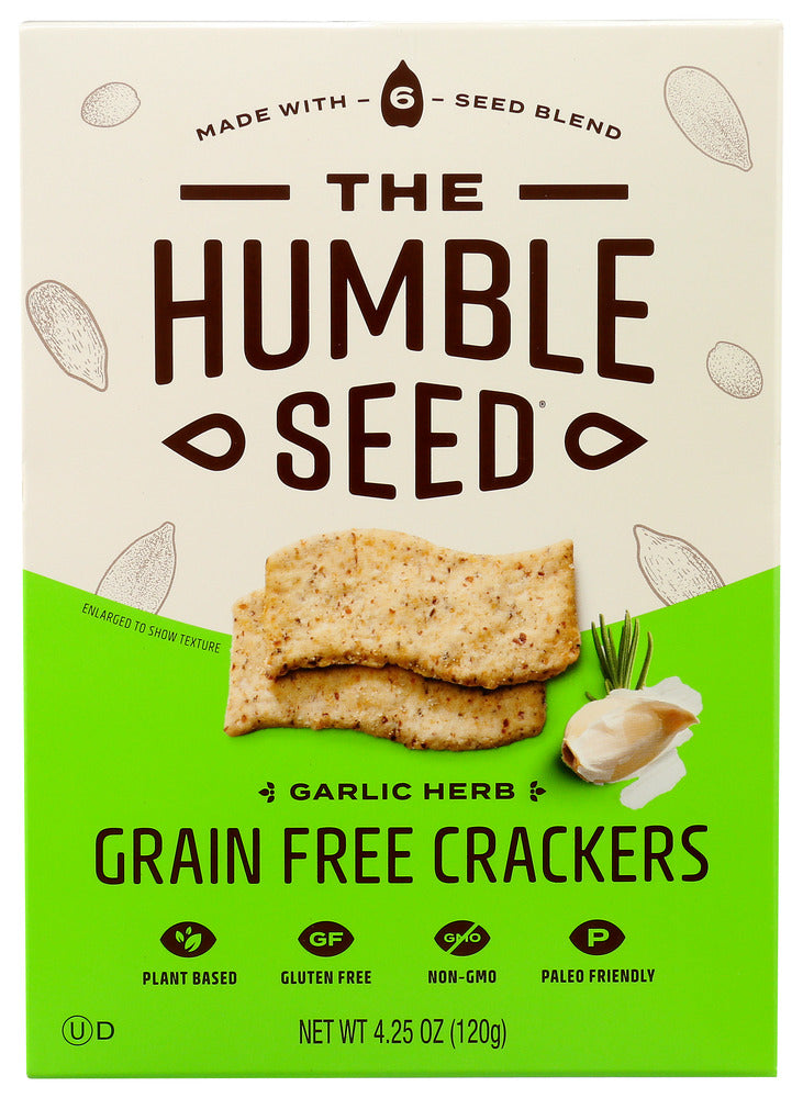 The Humble Seed Crackers Garlic Herb – Blossom Goods
