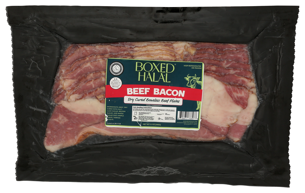 Boxed Halal Beef Bacon Halal – Blossom Goods