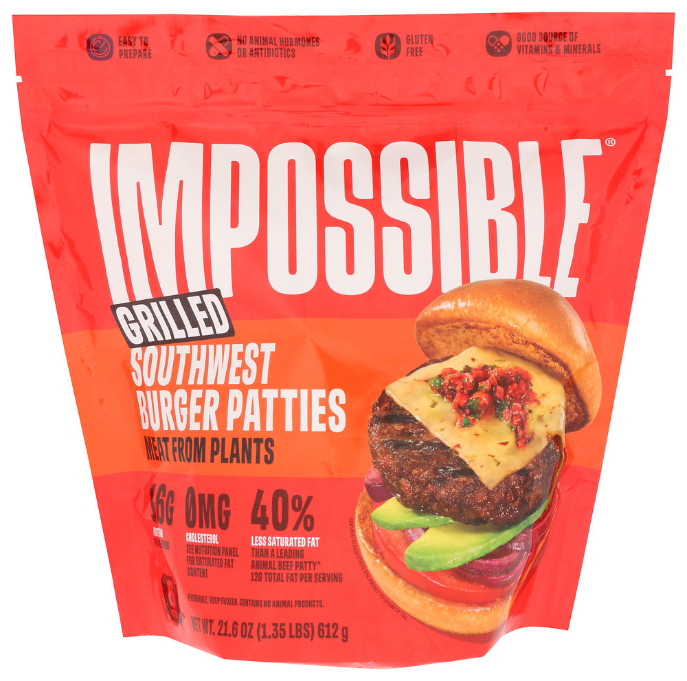 Impossible Foods Burger Patties Southwest – Blossom Goods