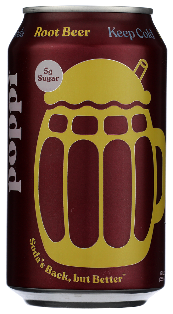 Poppi Soda Probiotic Root Beer – Blossom Goods