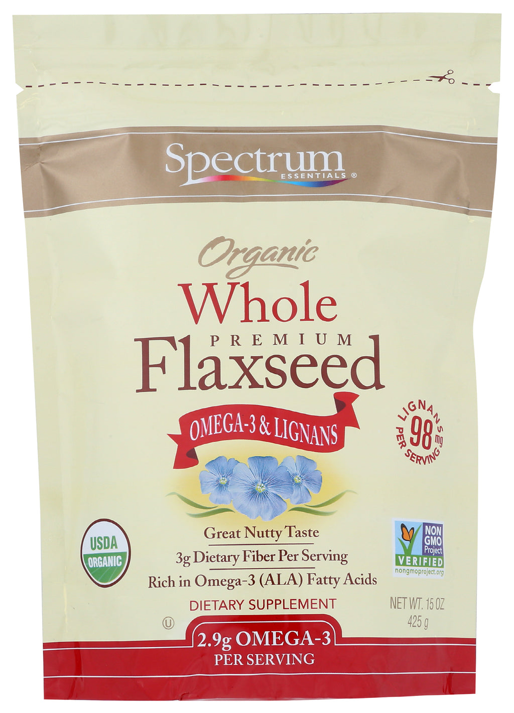 Spectrum Essential Flaxseed Whole Org – Blossom Goods