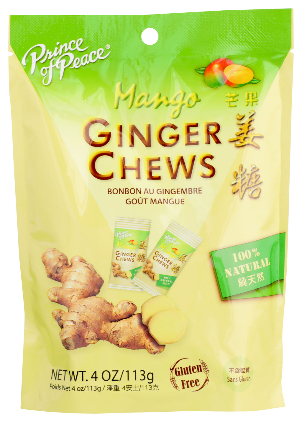 Prince Of Peace Candy Chew Mango Ginger – Blossom Goods