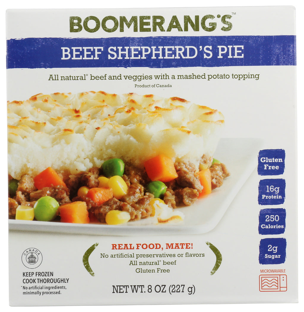 Boomerangs Pie Beef Shepherds – Blossom Goods
