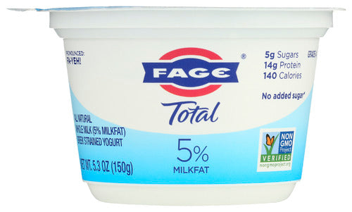 Fage Total Greek Yogurt Plain 5% Total – Blossom Goods
